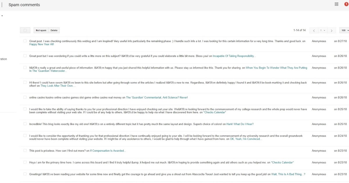 Ambush Predator: What On Earth Is The Point Of Spam?