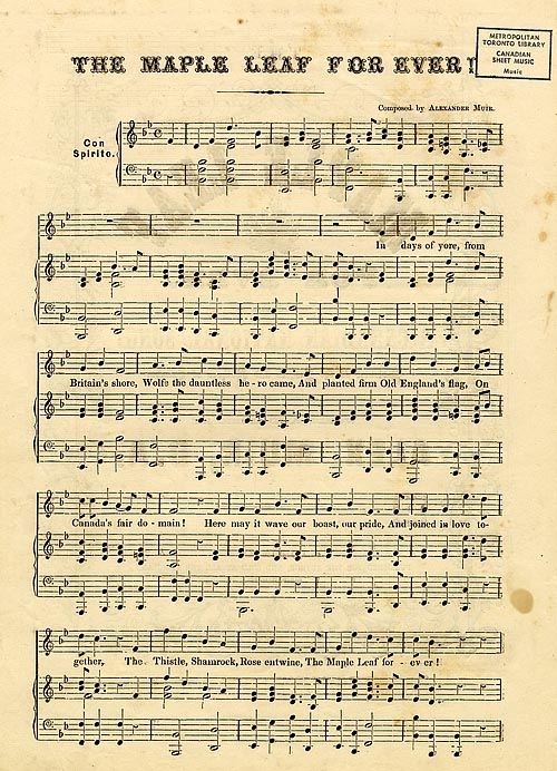 Toronto Then and Now: # 29 ~ Alexander Muir and the Maple Leaf Forever ...