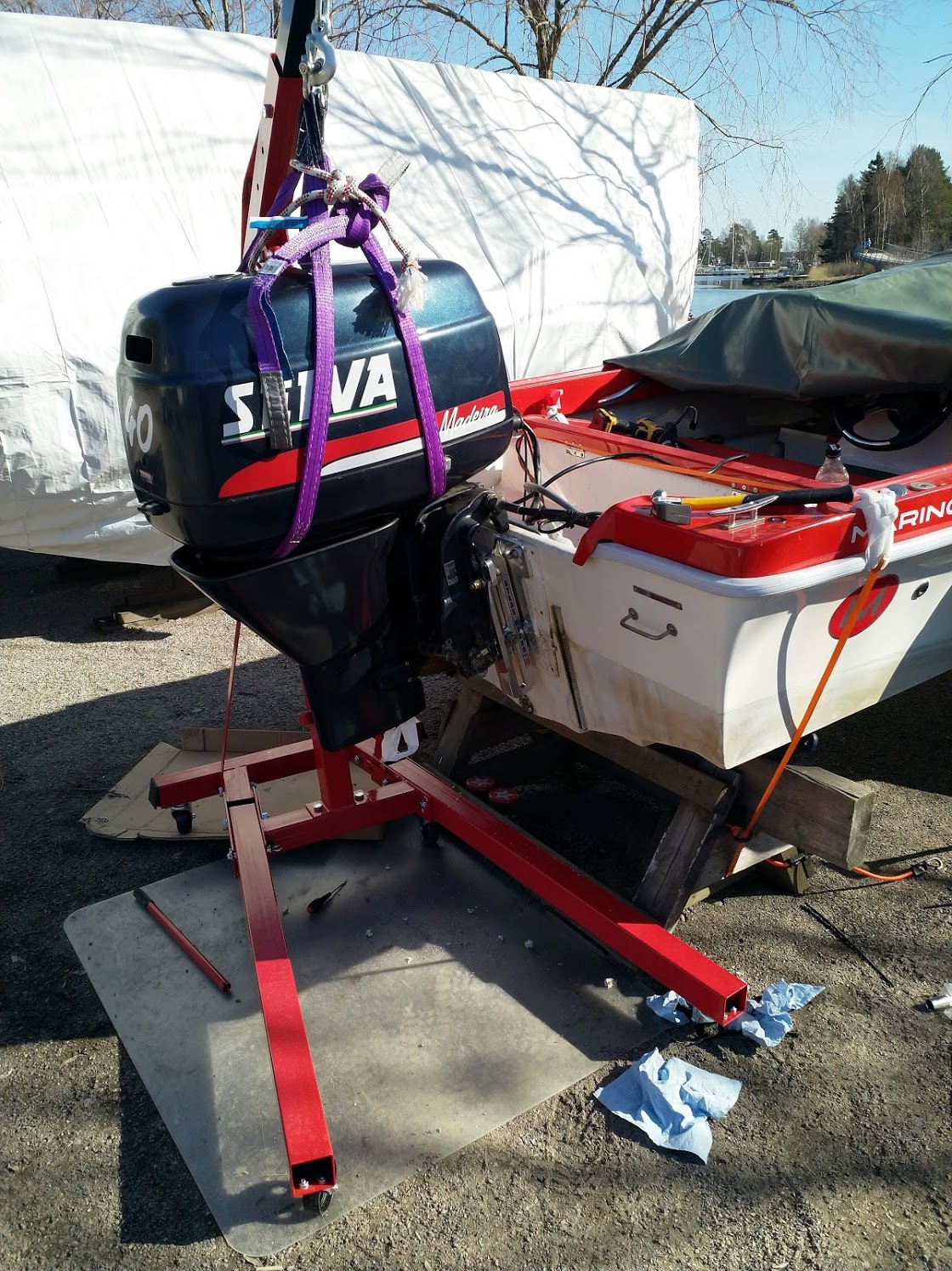 Selva Tuning: Installing Atlas Micro Jacker hydraulic plate