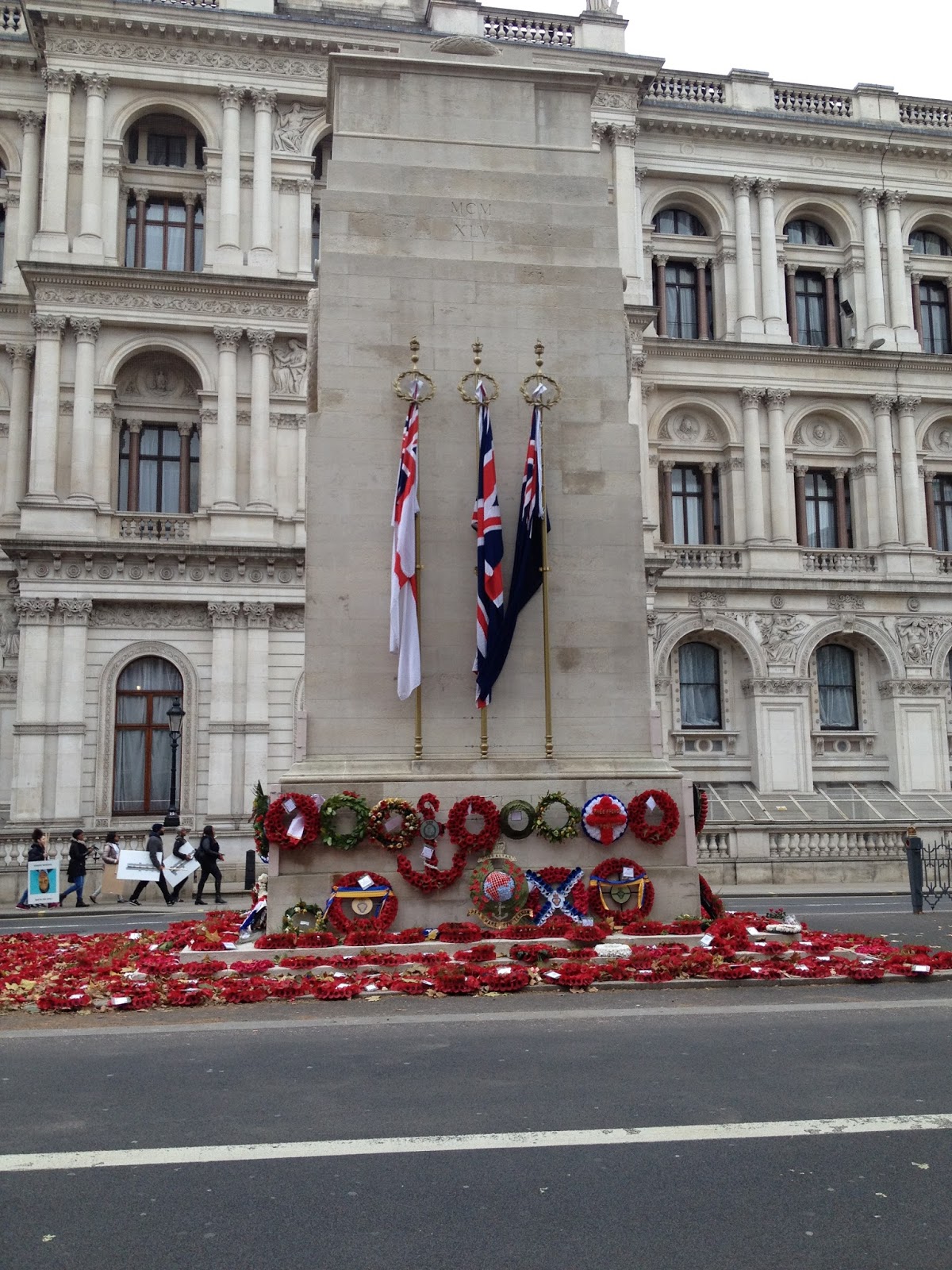 WW2 - The Second World War: Poppies at Remembrance time