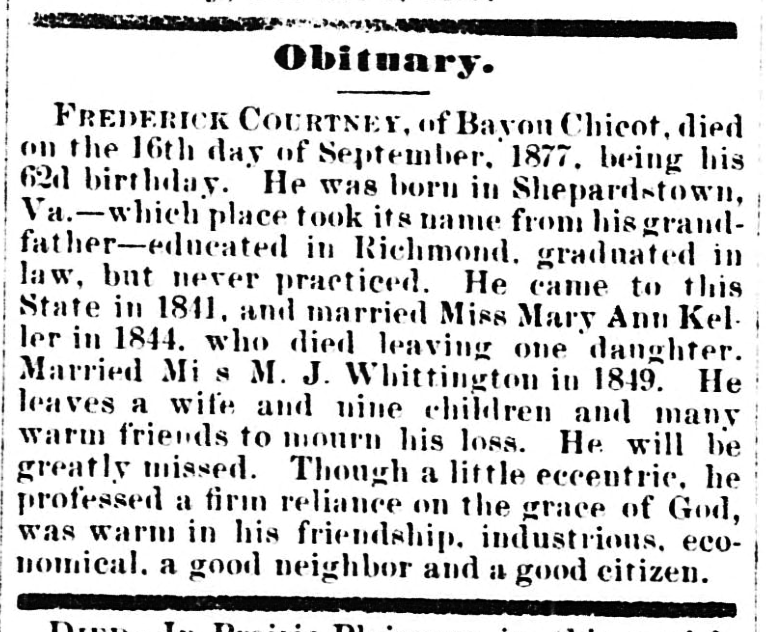 Swinging from the Highest Branch: Finding Frederick: Who and where were ...