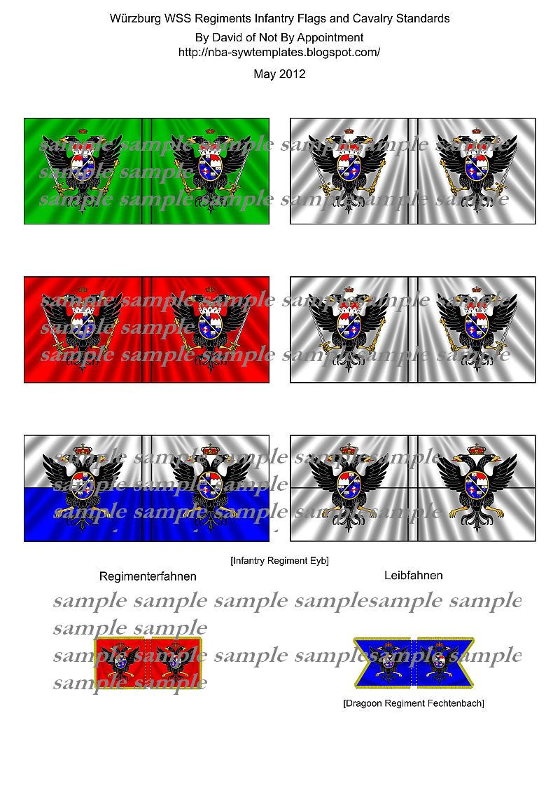 The Cardinal's Wargame Reveries: WSS Wurzburg flags