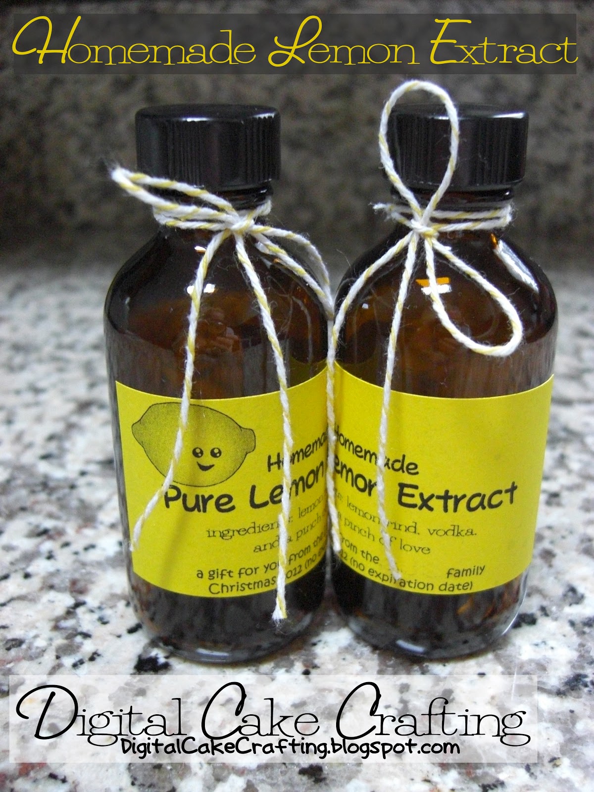 Digital Cake Crafting: Making Lemon Extract