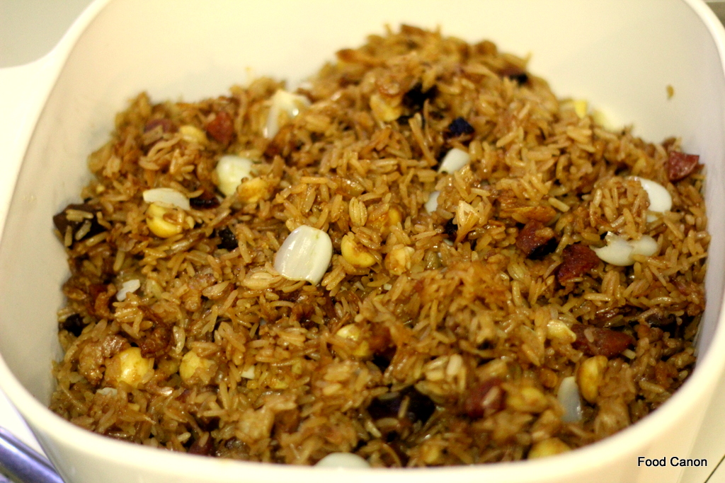 Fried Glutinous Rice with some "Treasures" - The Food Canon