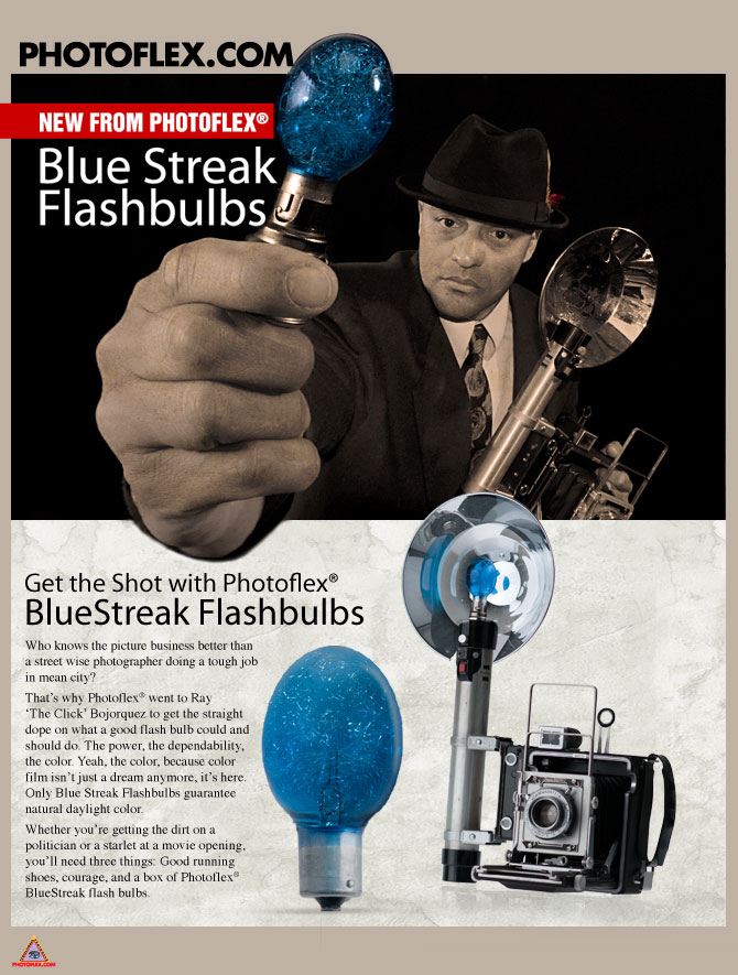 New Product – BlueStreak FlashBulb – Photoflex