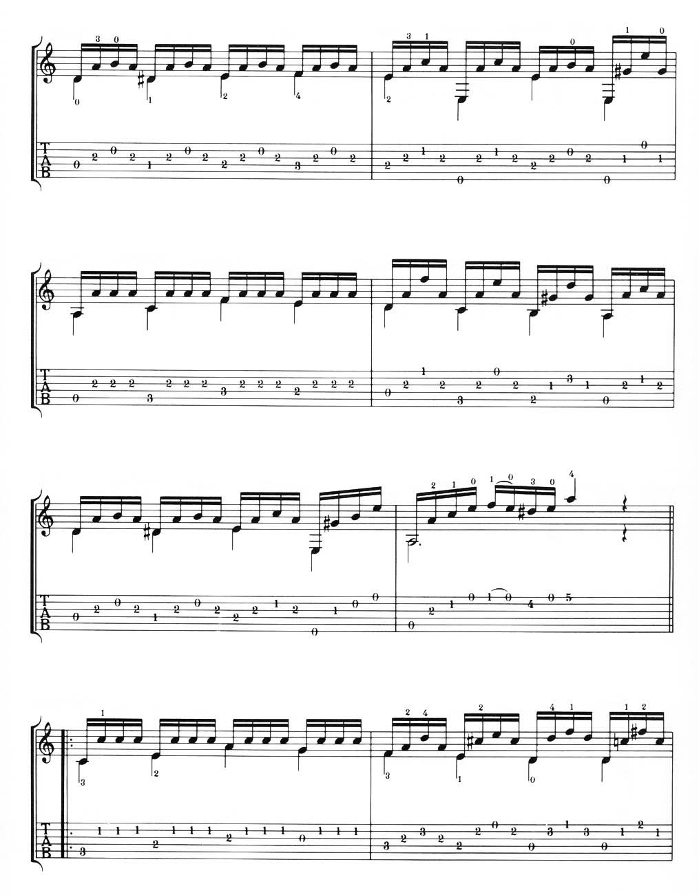 Phoe Aye: 39 Progressive solos for classical guitar with tablature