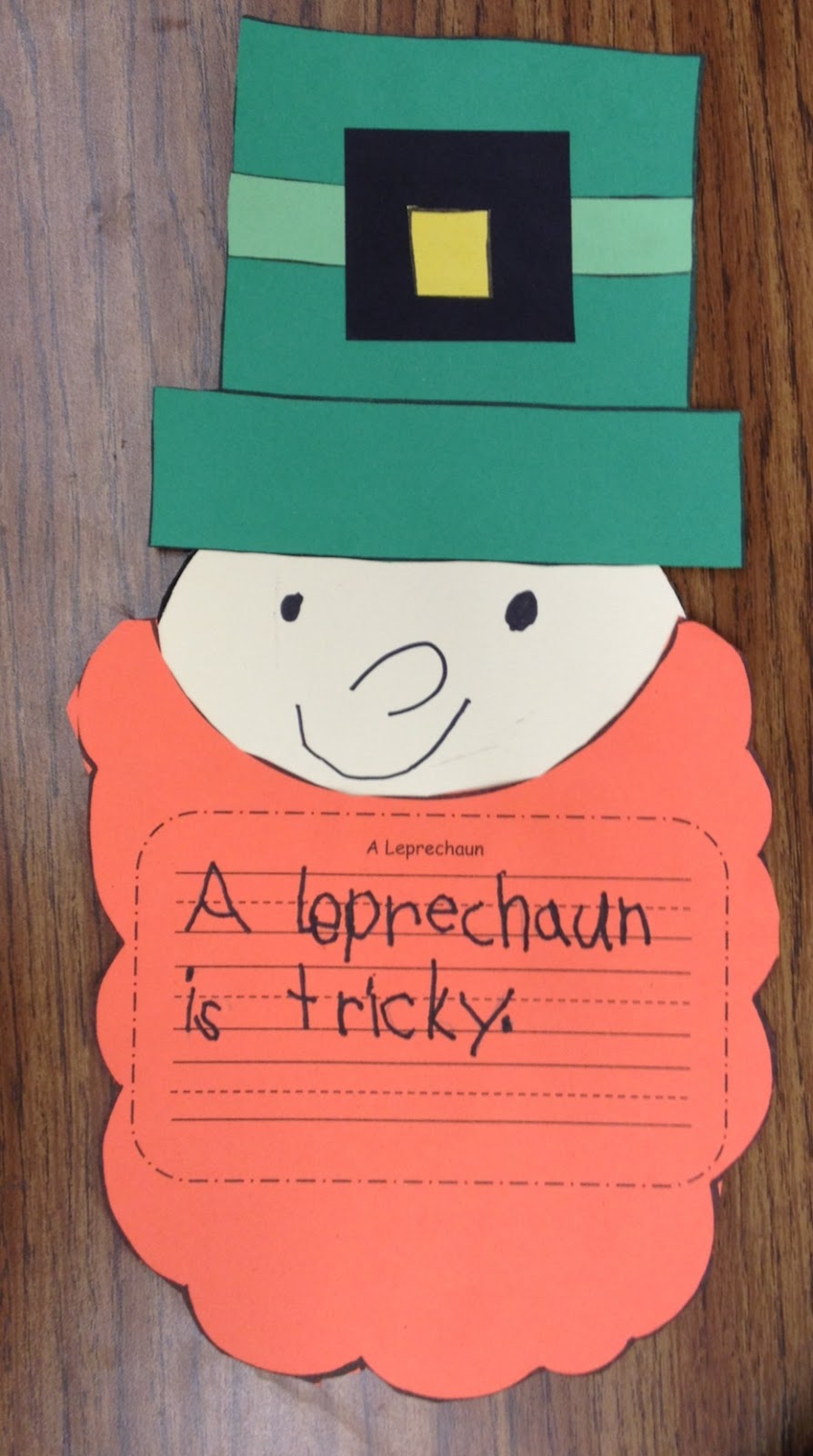 St. Patrick's Day Leprechaun and Pot of Gold - Apples & ABC's