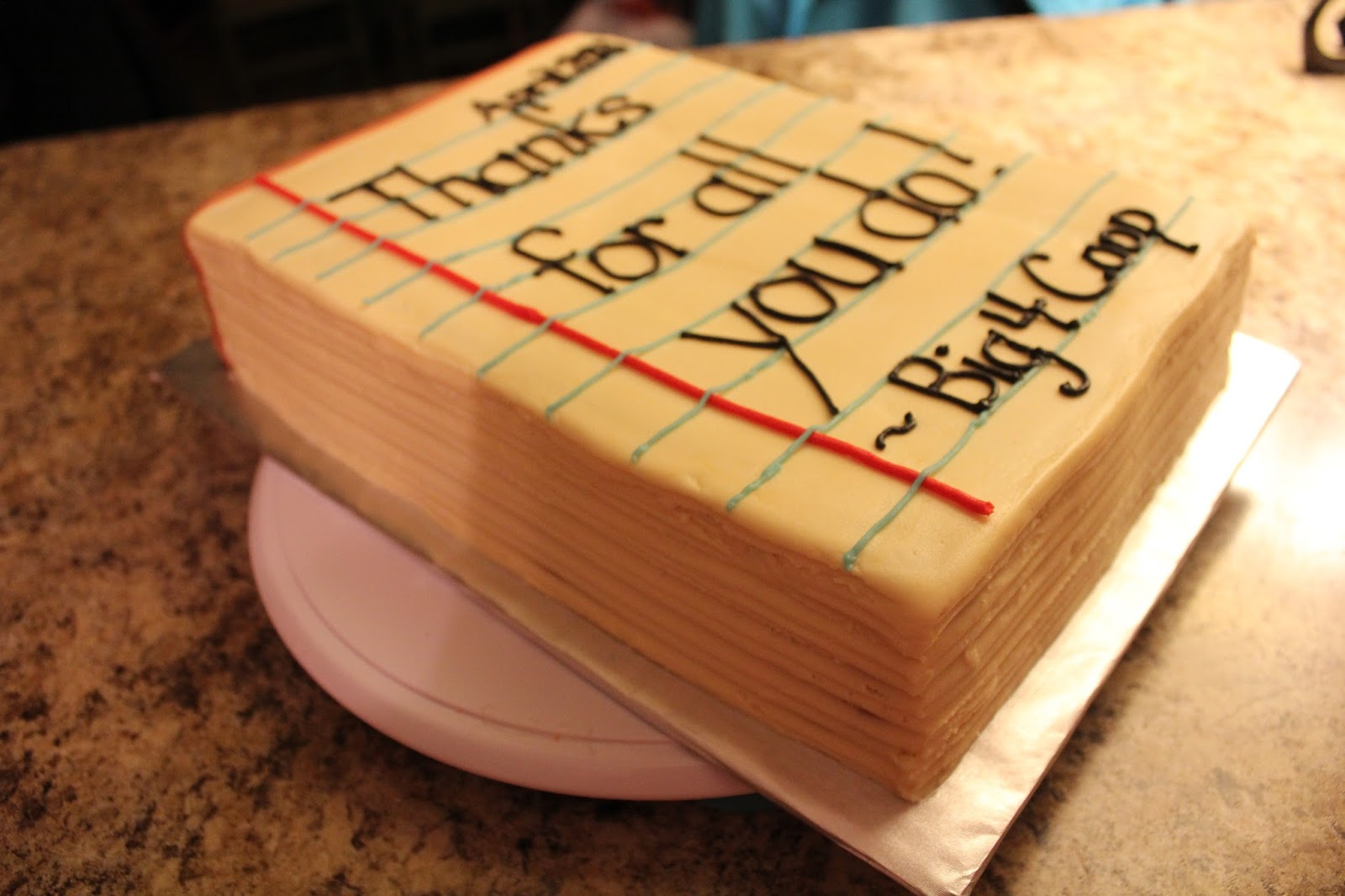 A Blissful Bash: Office Workers Appreciation cake