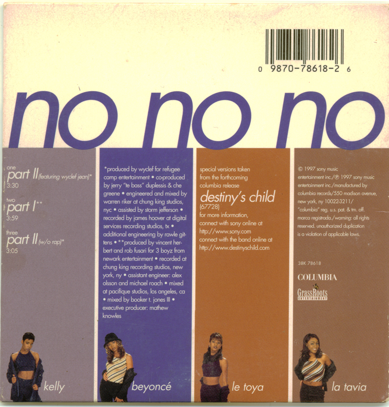 Promo, Import, Retail CD Singles & Albums: Destiny's Child - No, No, No ...