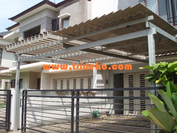 kanopi kaca, canopy kaca tempered laminated, sun louvre, kanopi atap ...