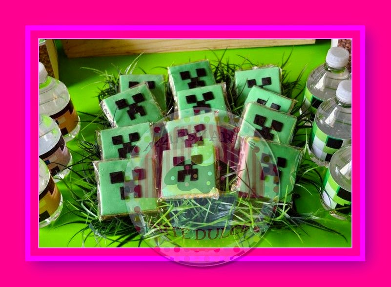 ARTE DULCE: MESA DE DULCES MINECRAFT