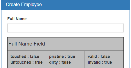 Sql server, .net and c# video tutorial: Angular form validation