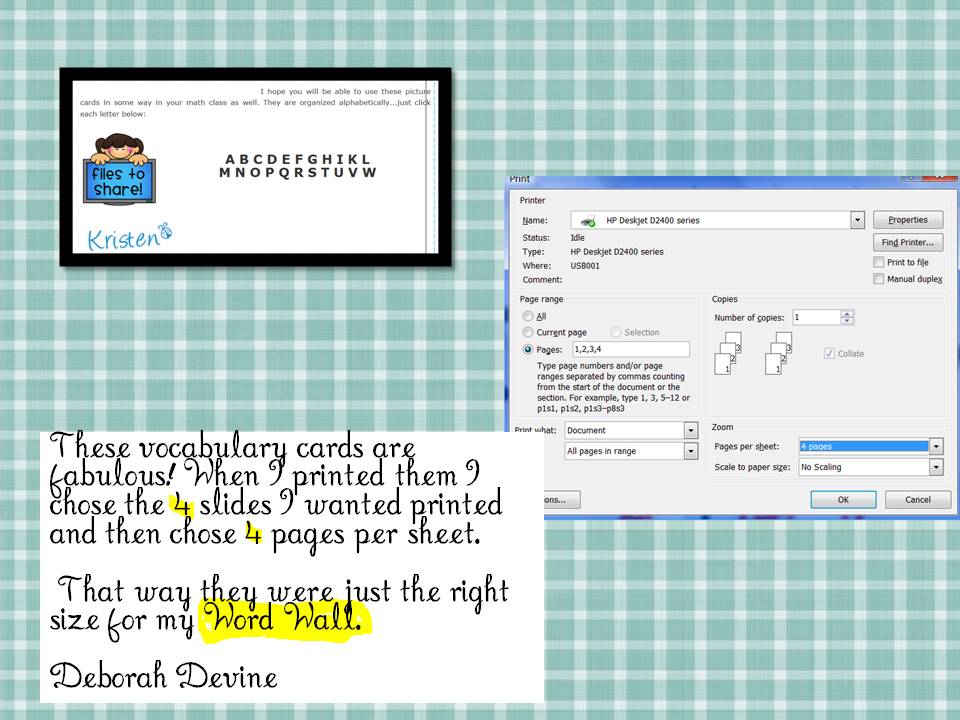Multi-Grade Matters: Ideas for a Split Class: Fabulous Math Vocabulary ...