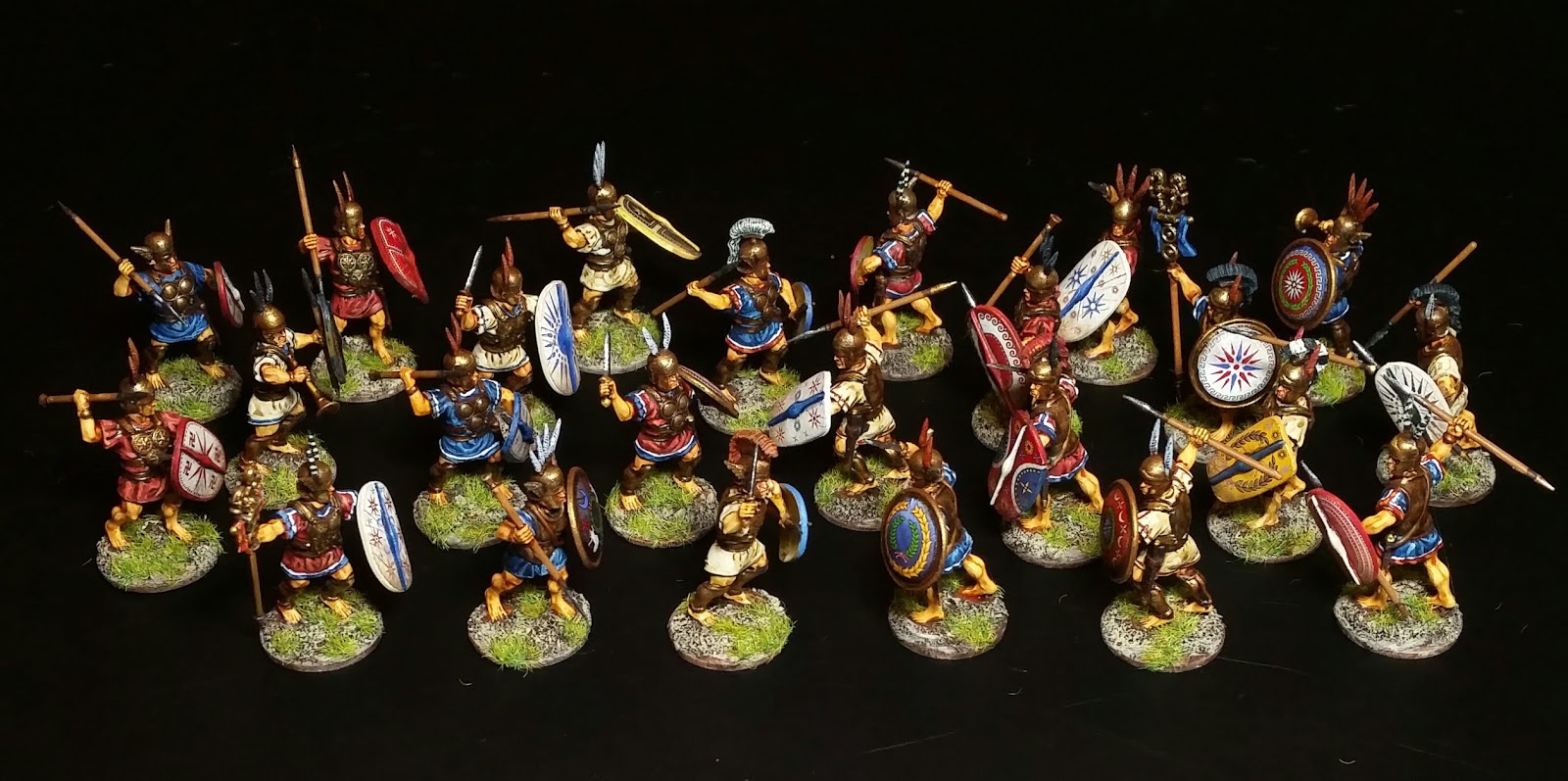 WAB Corner: Victrix Armoured Samnites Completed w/LBMS Shield Transfers
