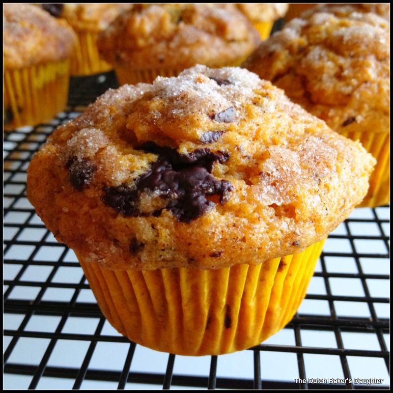 The Dutch Baker's Daughter: Pumpkin Java Chunk Muffins