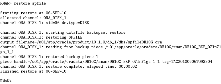 Oracleops Support Rman Backup And Recovery Part 1 Pfile Spfile The Most Essential But