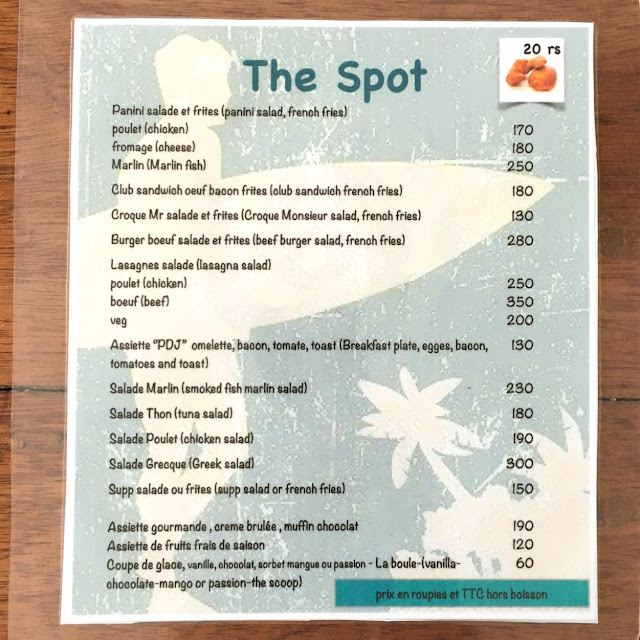 My Sweet Mauritius: THE SPOT CAFE A BLUE BAY