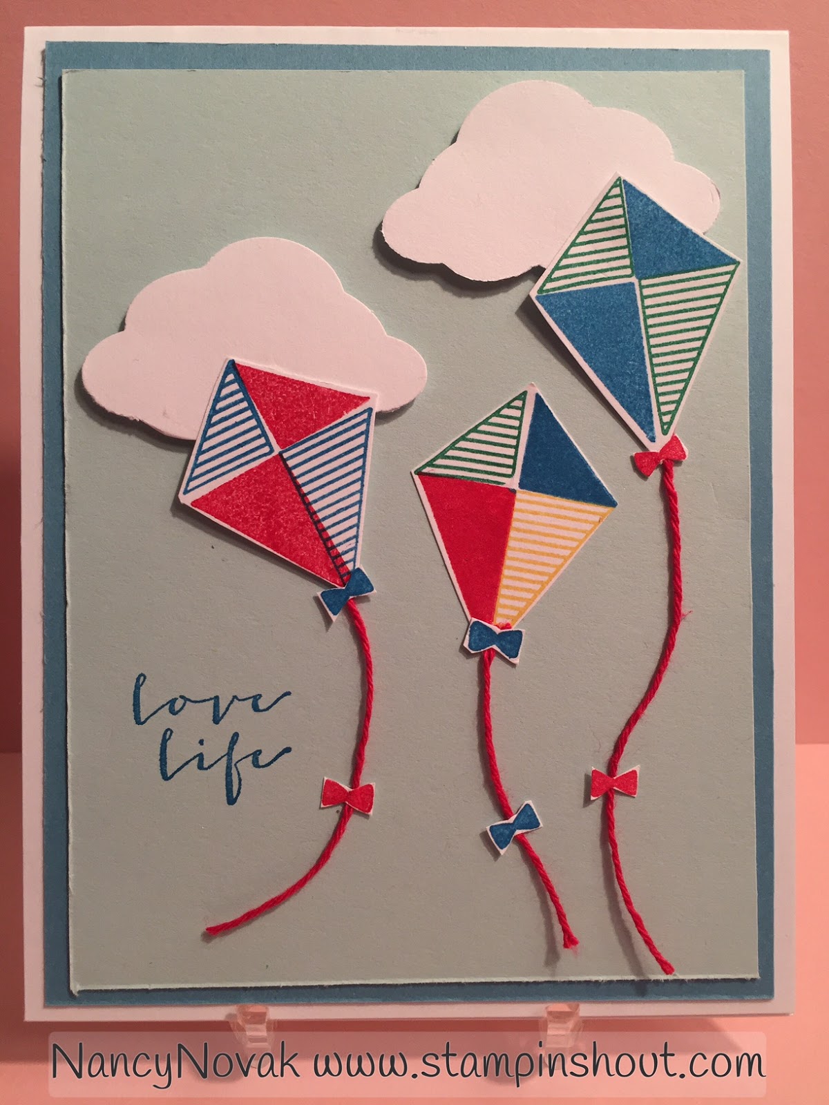 STAMPINSHOUT stampinshout@gmail.com: 3 Kites - Swirly Birds Stamp Set