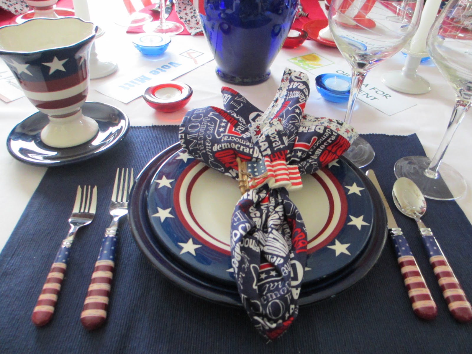 The Welcomed Guest: My Fellow Americans Tablescape