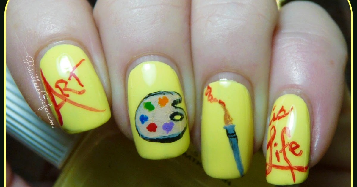 40 Great Nail Art Ideas: Hobbies - Art | Pointless Cafe