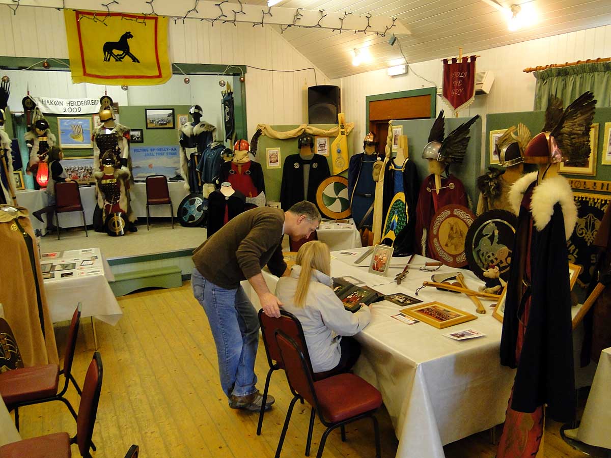 kozetland1: Delting Up Helly Aa Exhibition at Muckle Roe Hall