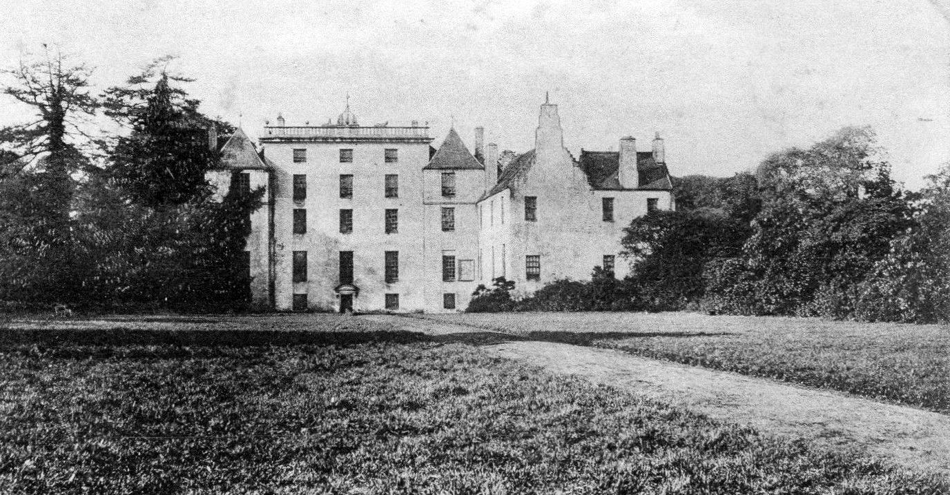 Tour Scotland: Old Photograph Kinneil House Scotland