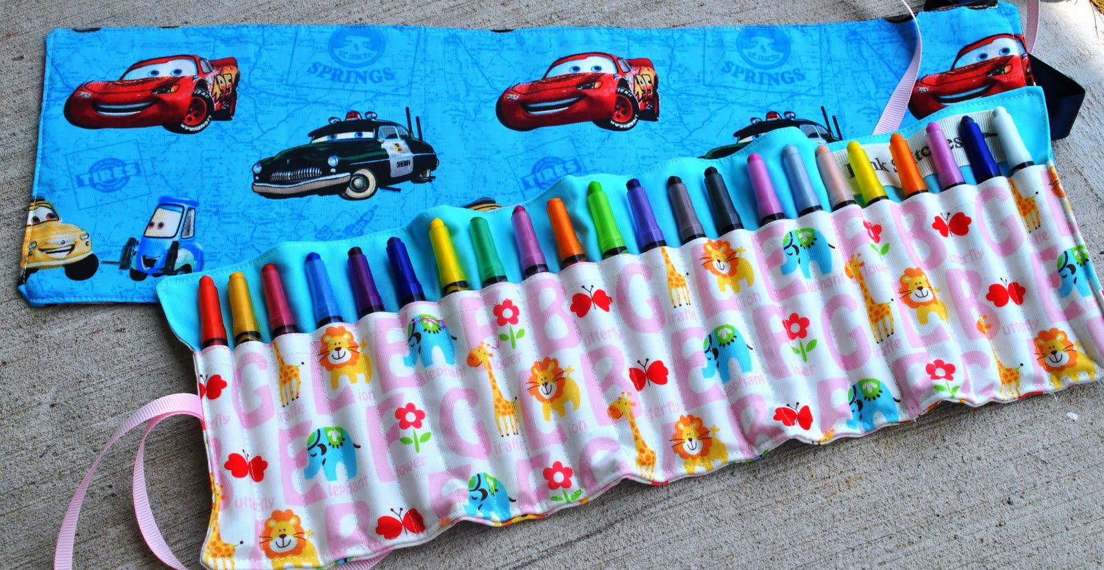 Pink Stitches: More Crayon Rolls!