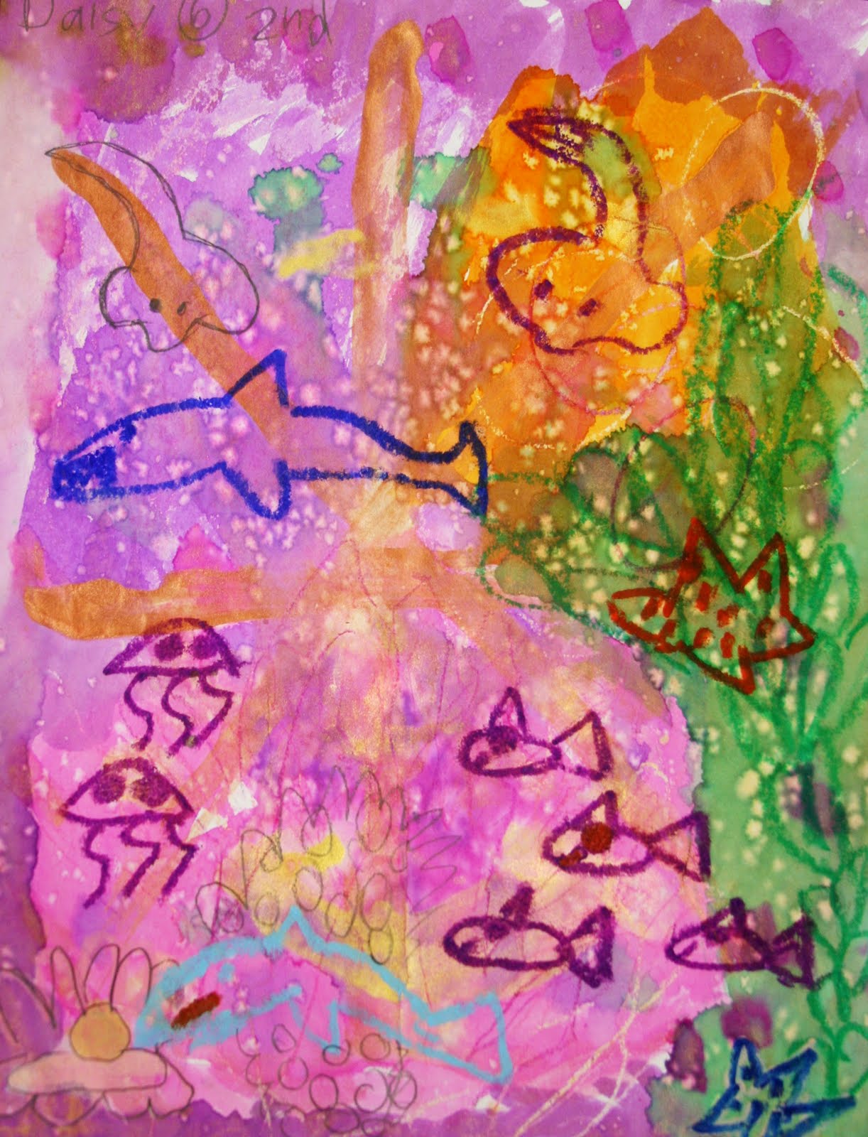 Briargrove Elementary Art Page: Coral Reef