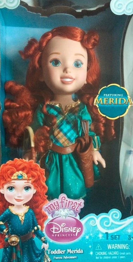 PLANET OF THE DOLLS: Doll-A-Day 2017 # 258:My First Disney Princess Merida