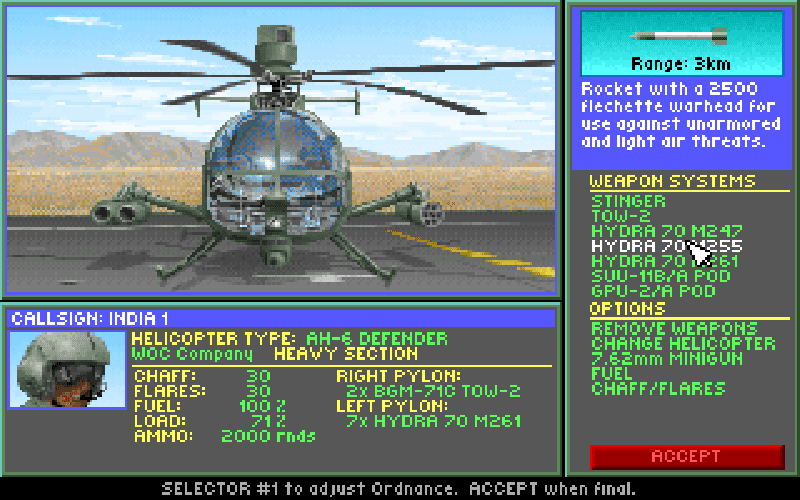 Indie Retro News: Gunship 2000 - A Helicopter simulation from the ...