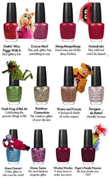 The Beauty of Life: 12 Days of Beauty Giveaways: OPI The Muppets Collection