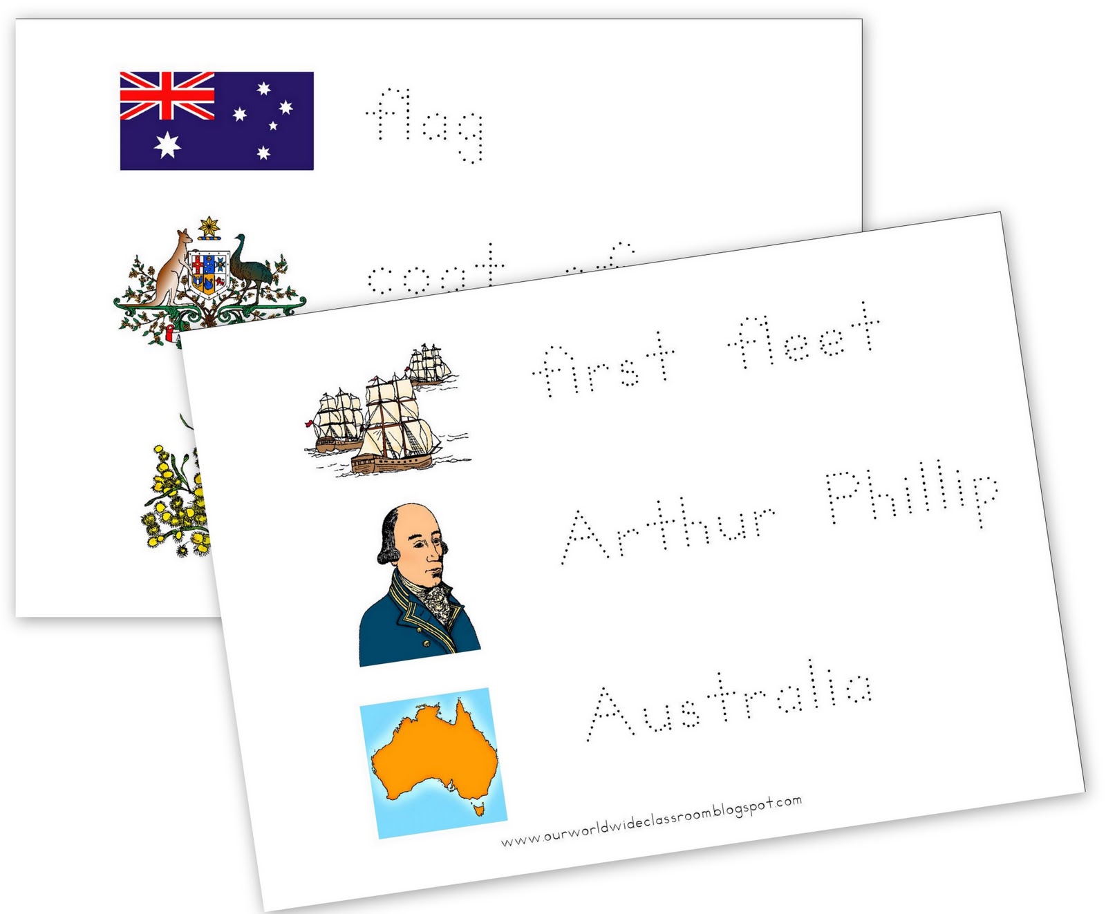 Free Printable Australia Day Learning Packet