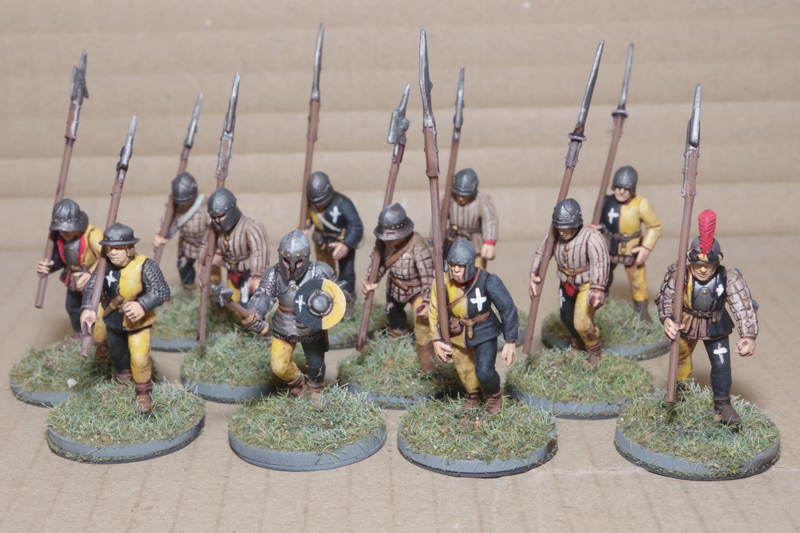 Hippolyta's Tiny Footsteps: Swiss halberdiers join my Condottiere's band