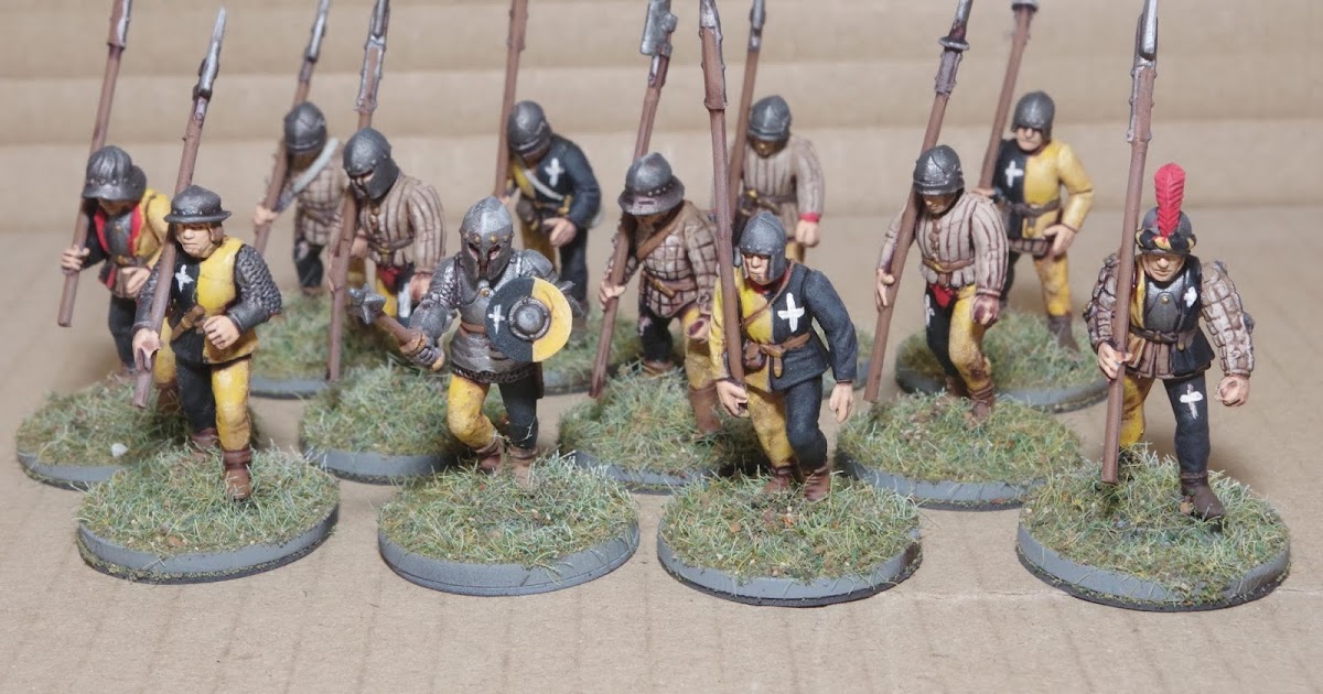 Hippolyta's Tiny Footsteps: Swiss halberdiers join my Condottiere's band