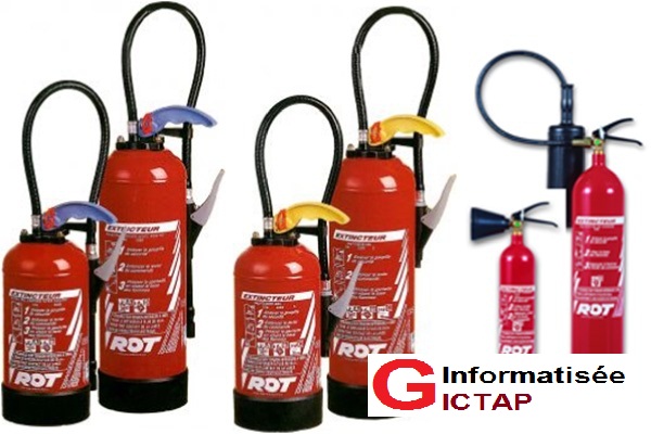 Les extincteurs, les différents types d'extincteurs - gestion ...