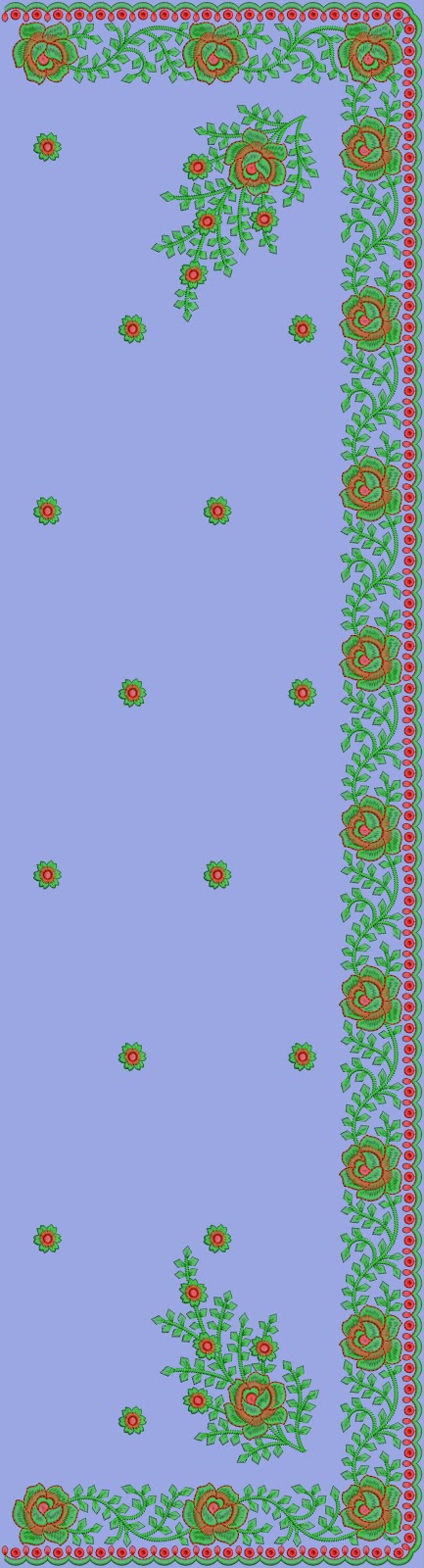 EmbDesignTube: Designer Sarees C Pallu Embroidery Patterns