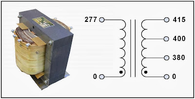 L/C Magnetics: Secondary Multi Tap Transformer, 3 KVA, P/N 18599