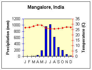 A Vagabond's Maps: Climograph: Tropical Monsoon Climate