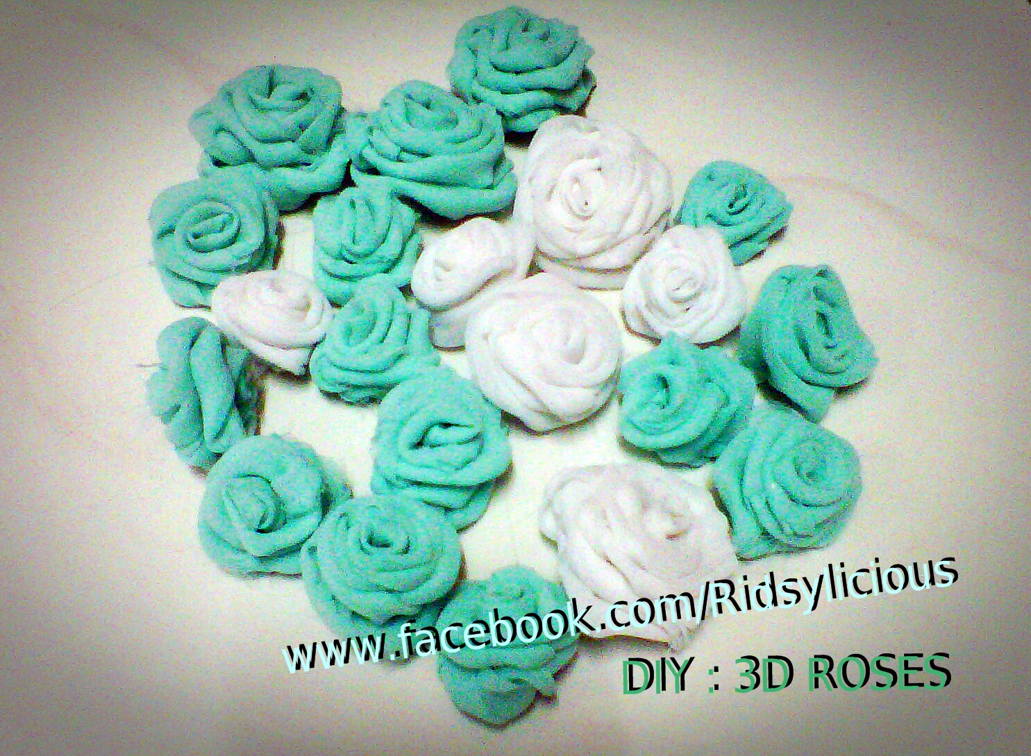 Oh! Chimotts . . .: DIY : bunga 3D ros menggunakan chiffon
