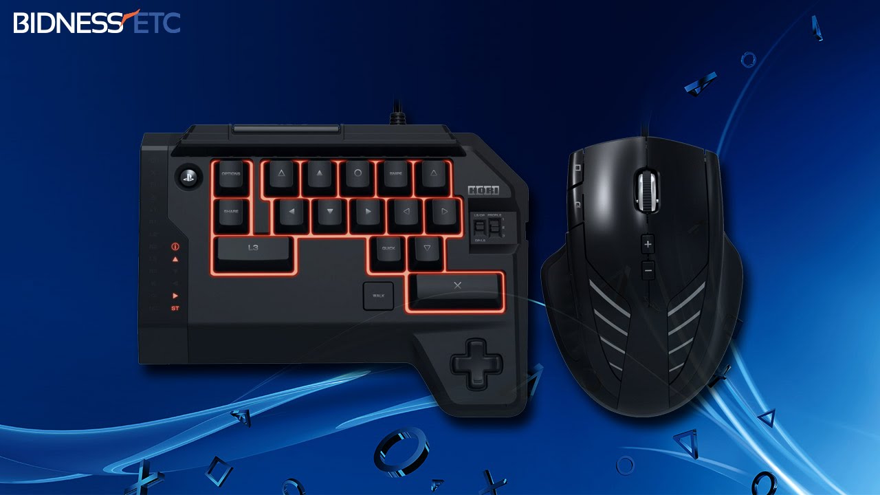KIT PARA JOGAR PS4 COM MOUSE E TECLADO | VOX POP