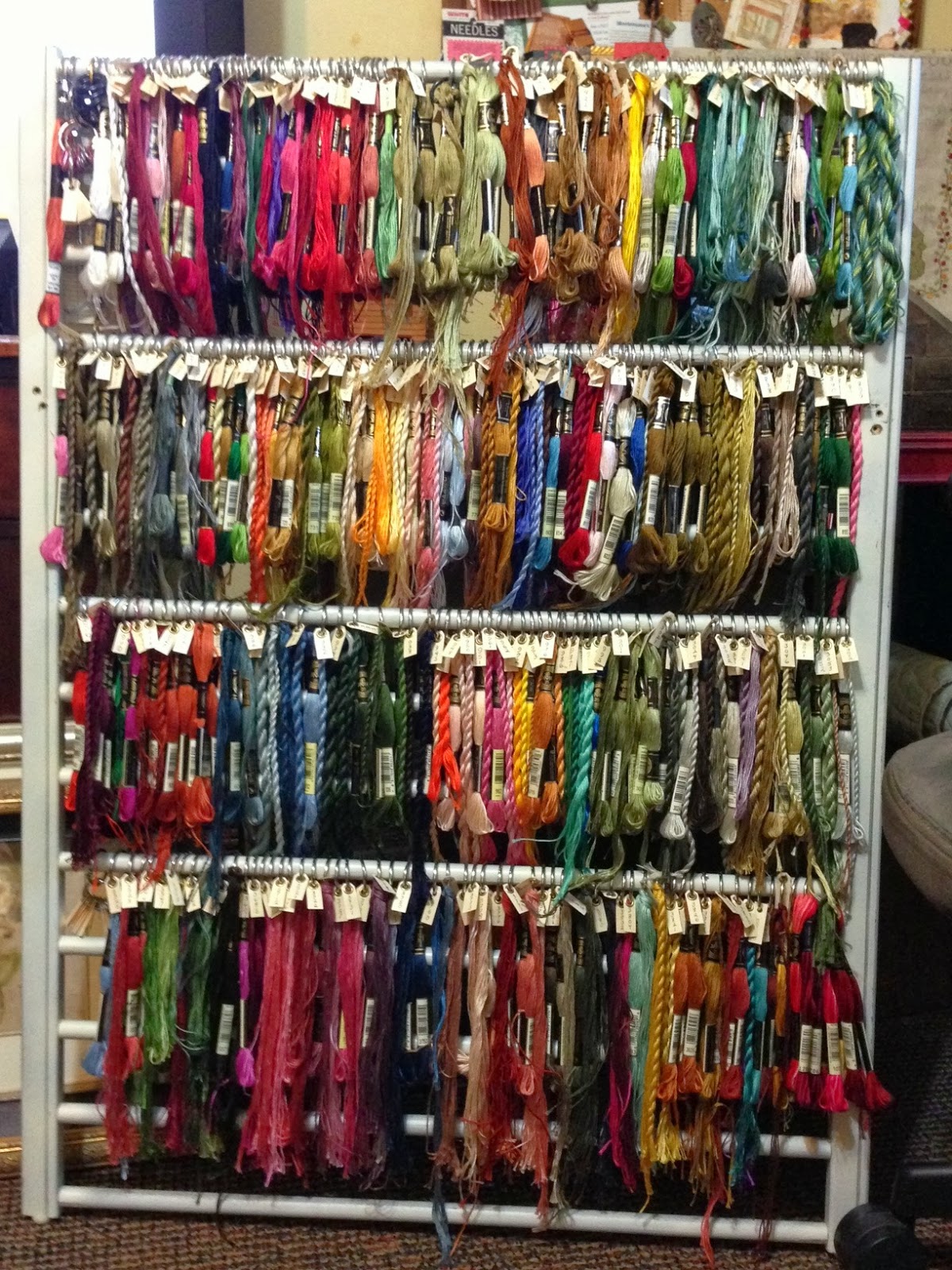 Sunset: Embroidery Floss Storage