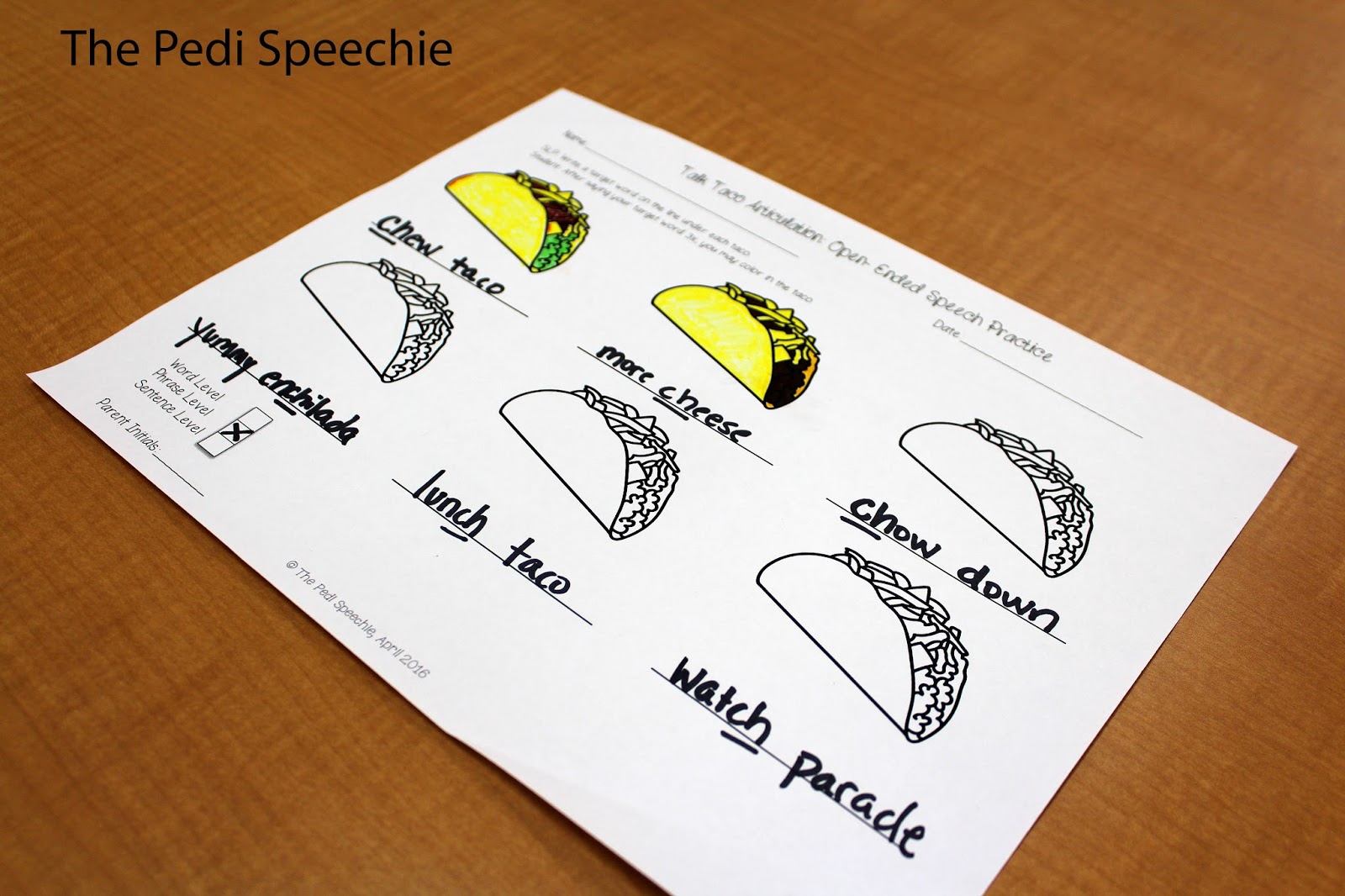 Cinco de Mayo Speech Therapy