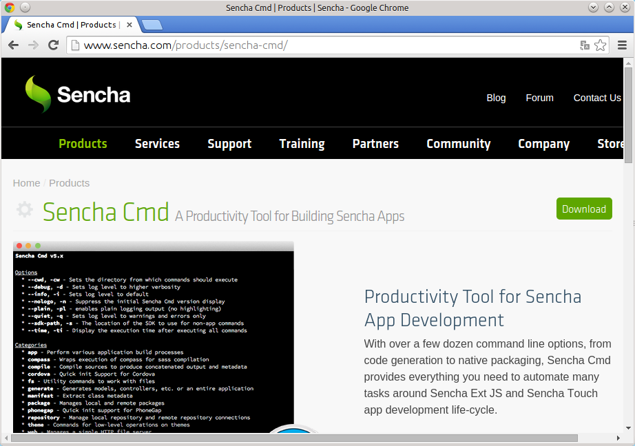 Desarrollo de software Web, API, ORACLE, Qlikview, BI: Sencha CMD: Como ...