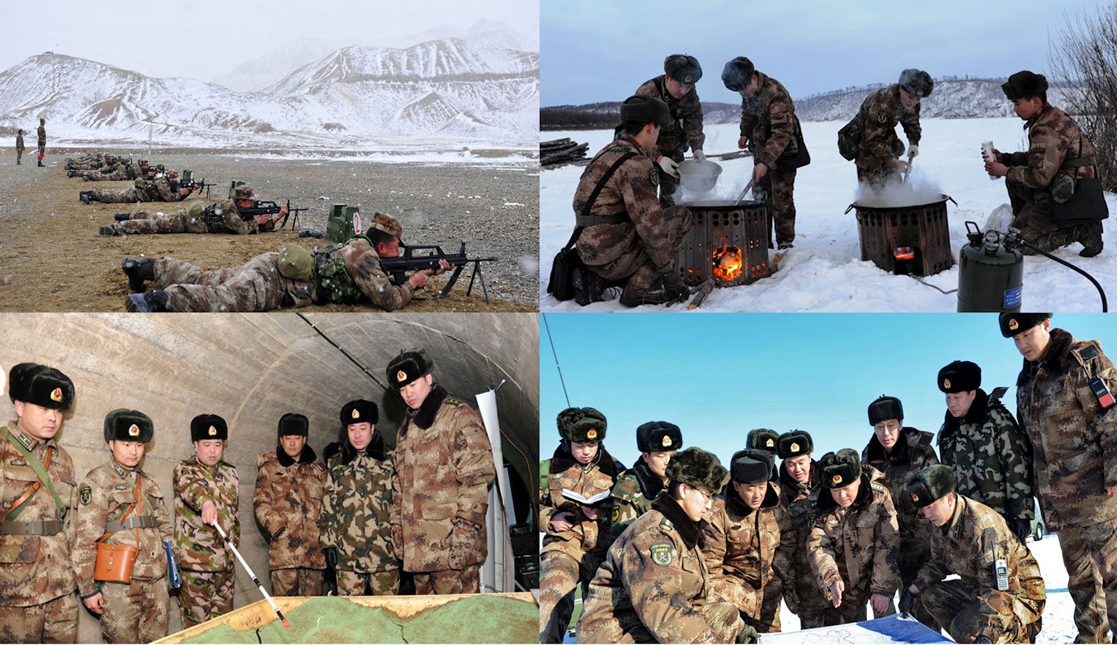 TRISHUL: Snapshots Of Combined PLA Army/Air Force Exercises Now ...