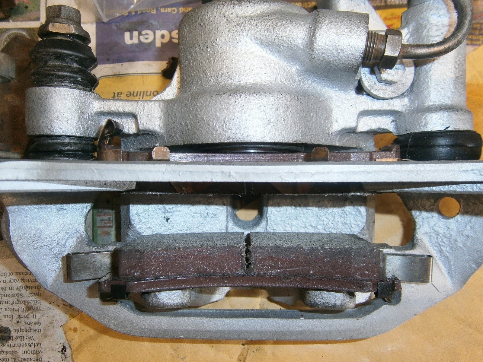 Lotus Excel Restoration: Refurbishing the Rear calipers and discs ...