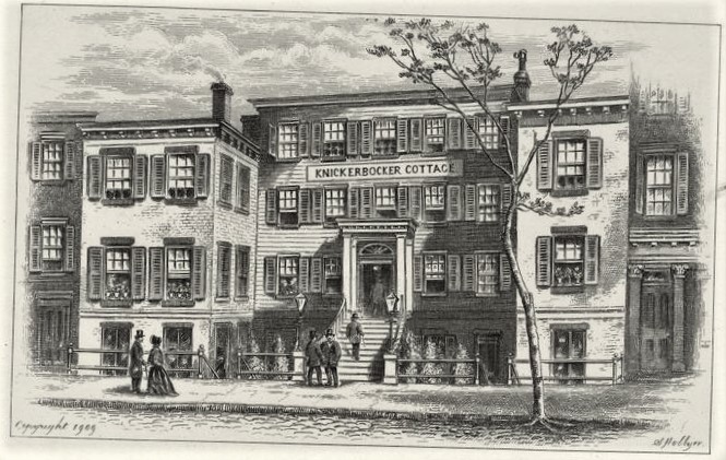 Daytonian in Manhattan: The Lost "Knickerbocker Cottage" - 6th Avenue ...