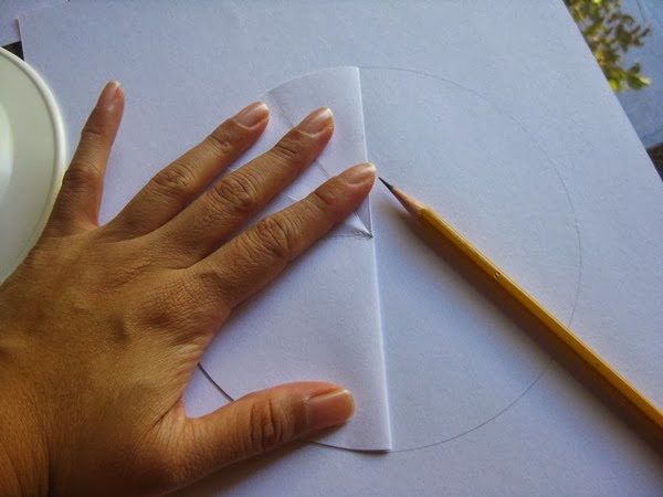 PAPER BASKET: Dividing Circle into Equal Parts Without Measurements