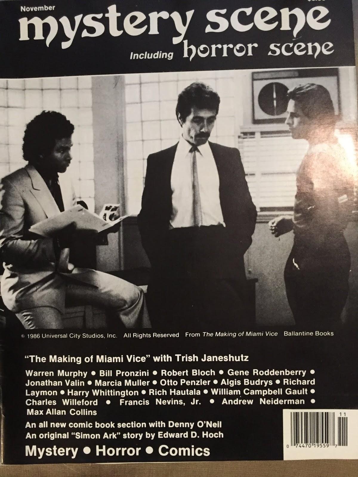 Sweet Freedom: FFM: MYSTERY SCENE, November 1986, edited by Ed Gorman ...