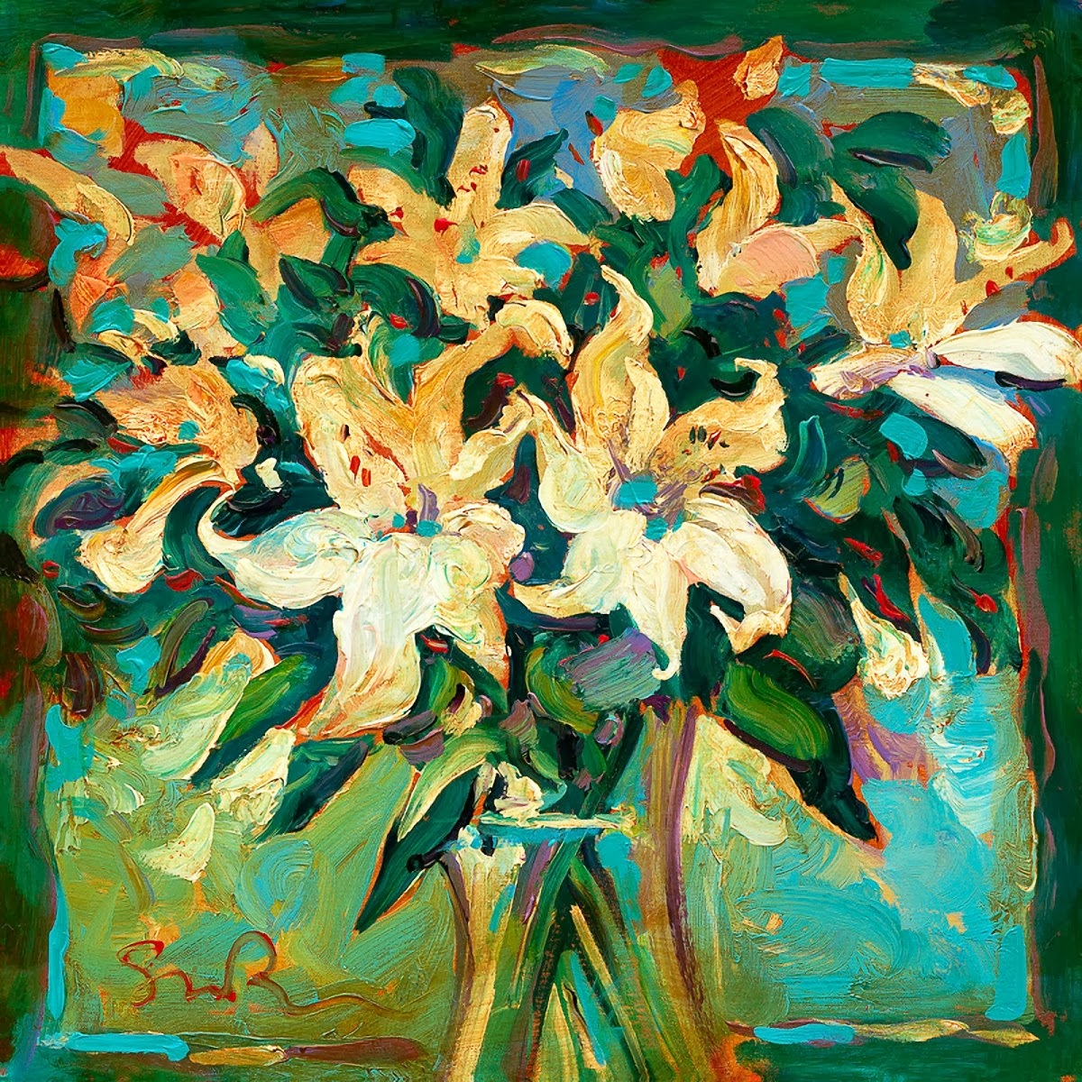 Tren 20+ Lukisan Bunga Karya Pelukis Terkenal