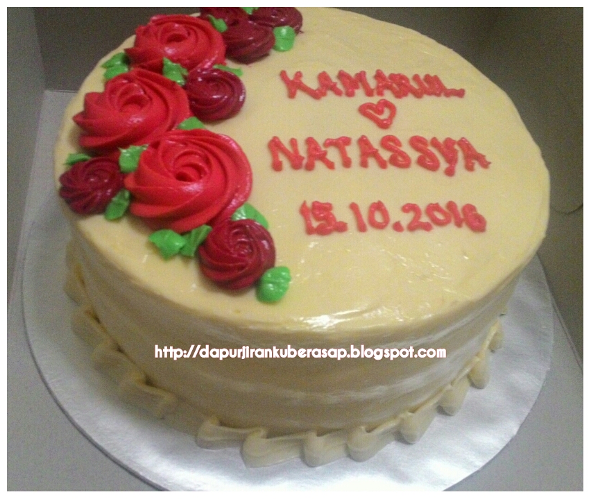 Sweet red cherry: Kek Nikah: Kek Red Velvet